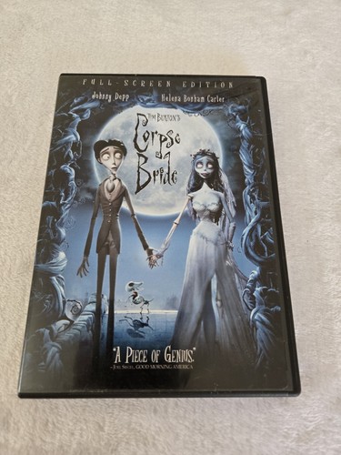 Corpse Bride DVD Tim Burton Johnny Depp Helena Bonham Carter Animation ...