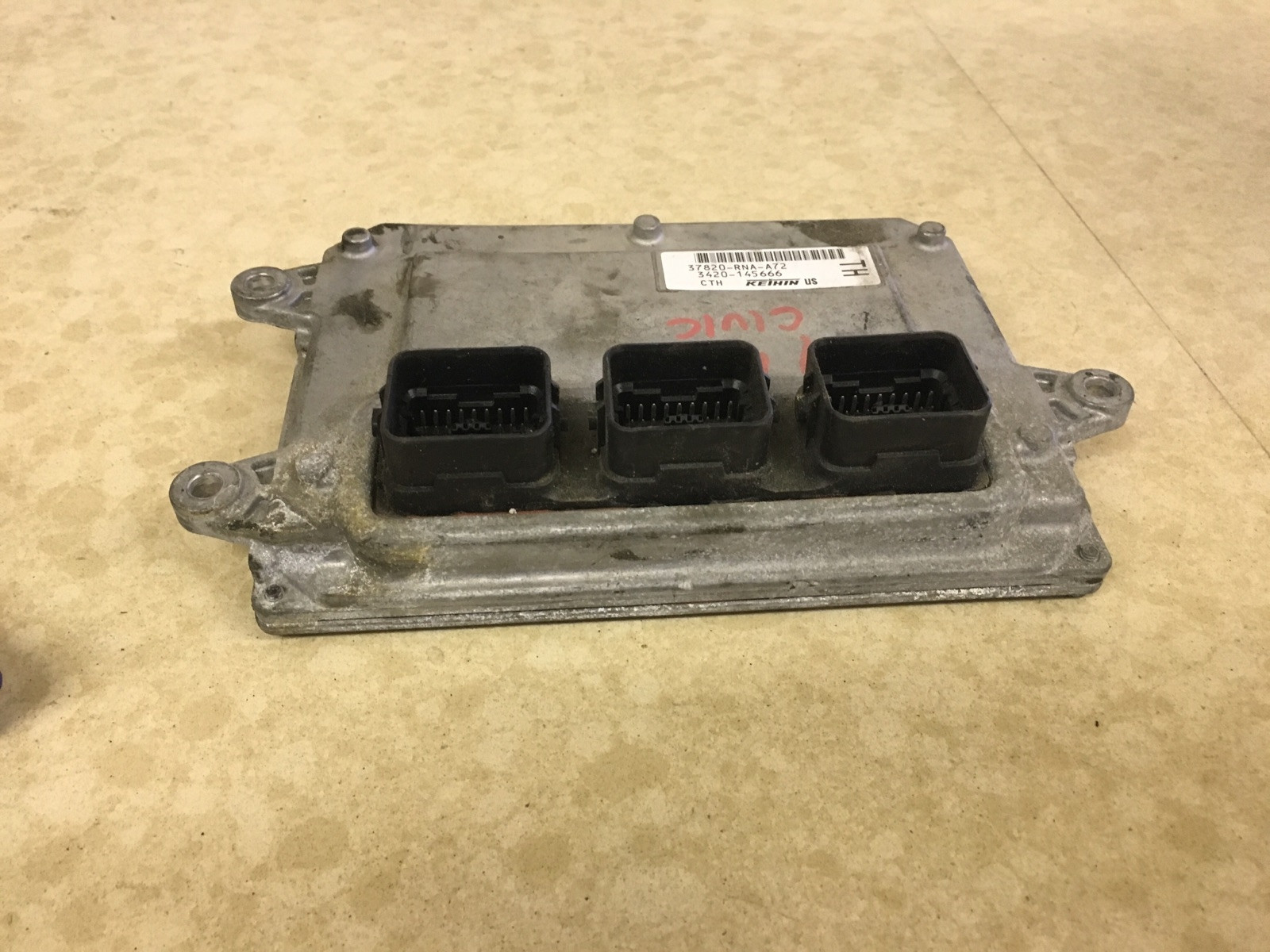 2009 HONDA CIVIC OEM ENGINE COMPUTER BOX 37820-RNA-A72 [CHECK PART#] | eBay