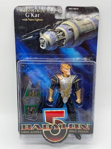 Babylon 5 Ambassador G'kar with Narn Fighter Collectible Figures, 1997 ...