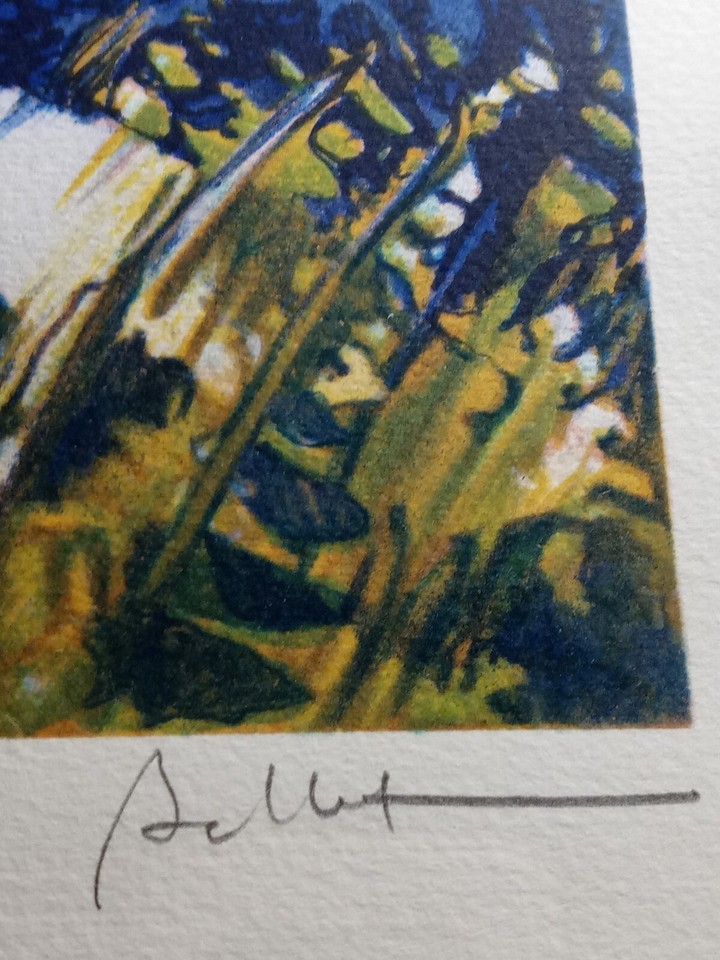 2006 Emile Bellet "Moment Bleu" Lithograph Signed And Numbered | eBay