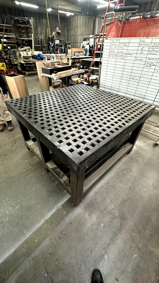 For Sale: Custom Acorn Welding Platen with Stand (5ft x 5ft) | eBay