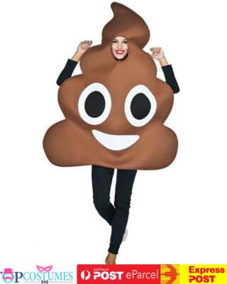 Big Poop Costume Bucks Hens Stag Night Novelty Cosplay Funny Emoji ...