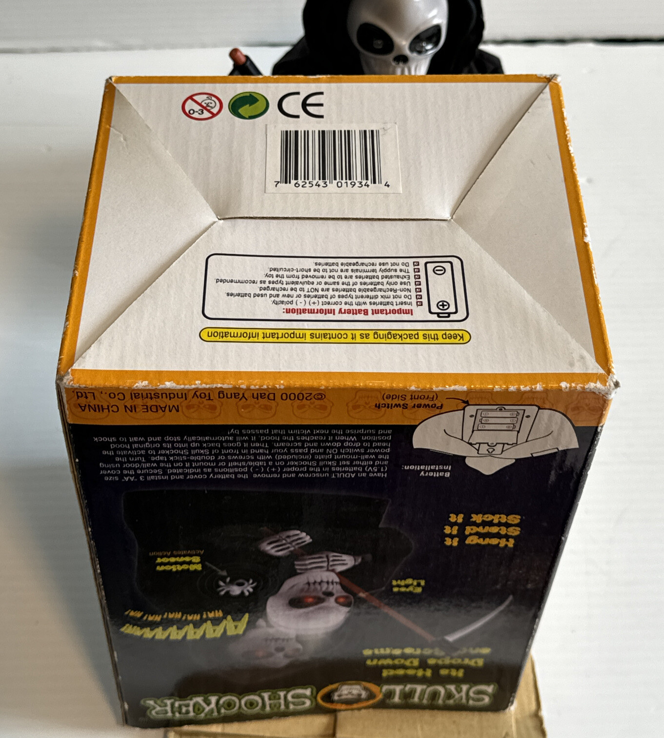 VINTAGE 2000 DAH YANG DY TOYS Skull Shocker GRIM REAPER HALLOWEEN ...