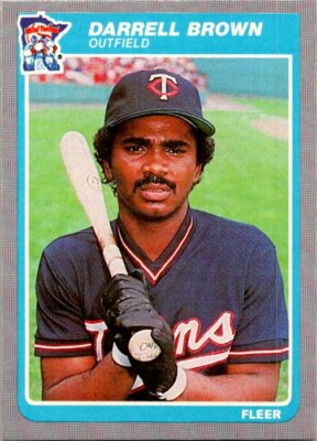 1985 Fleer Baseball 270 Darrell Brown | eBay