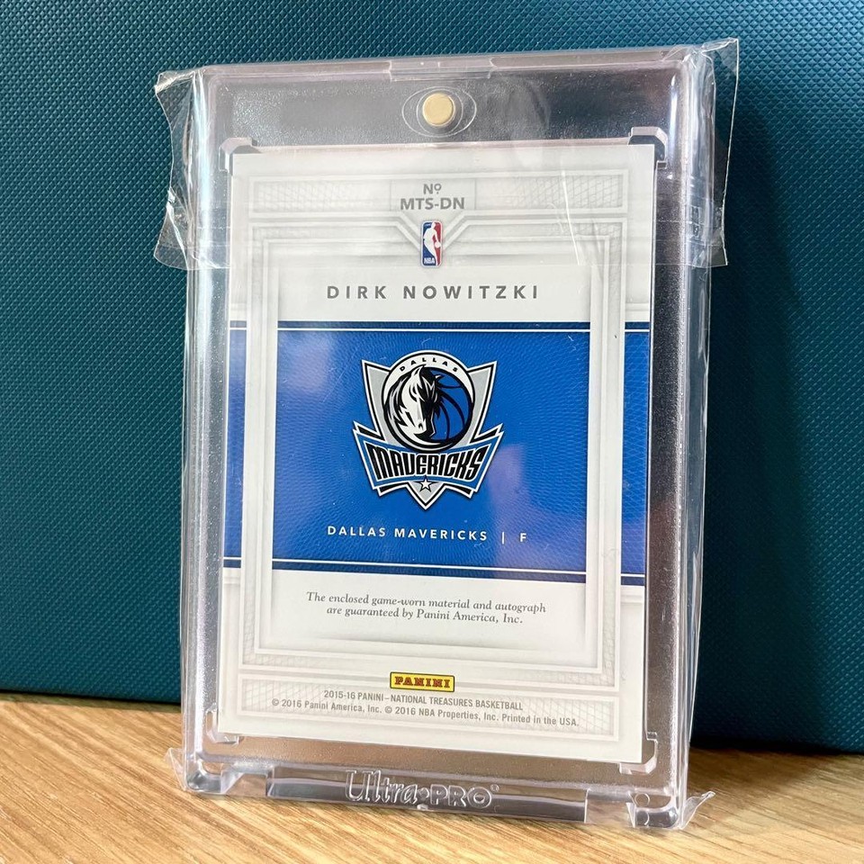 2016 Panini National Treasure Dirk Nowitzki Mavericks Patch Auto /99 | eBay