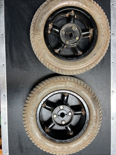 PAIR Drive Wheels for Shop Rider 6RUNNER 14HD Power Wheelchair 3.00-8 ...
