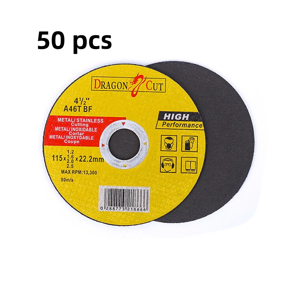 50pcs Cut Off Wheels 4-1/2" Metal & Stainless Steel Angle Grinder ...