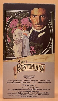 The Bostonians VHS 1985 Christopher Reeve Vestron **Buy 2 Get 1 Free ...
