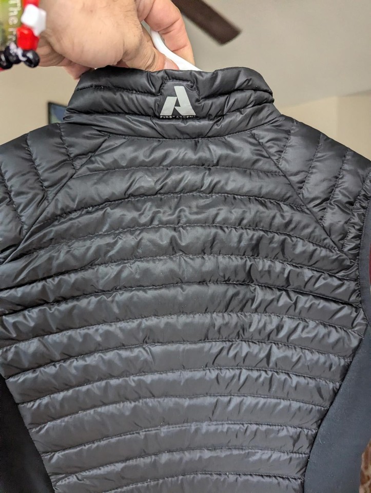 Eddie Bauer First Ascent EB800 Wms S Black Pertex Quantum Quilt Goose ...