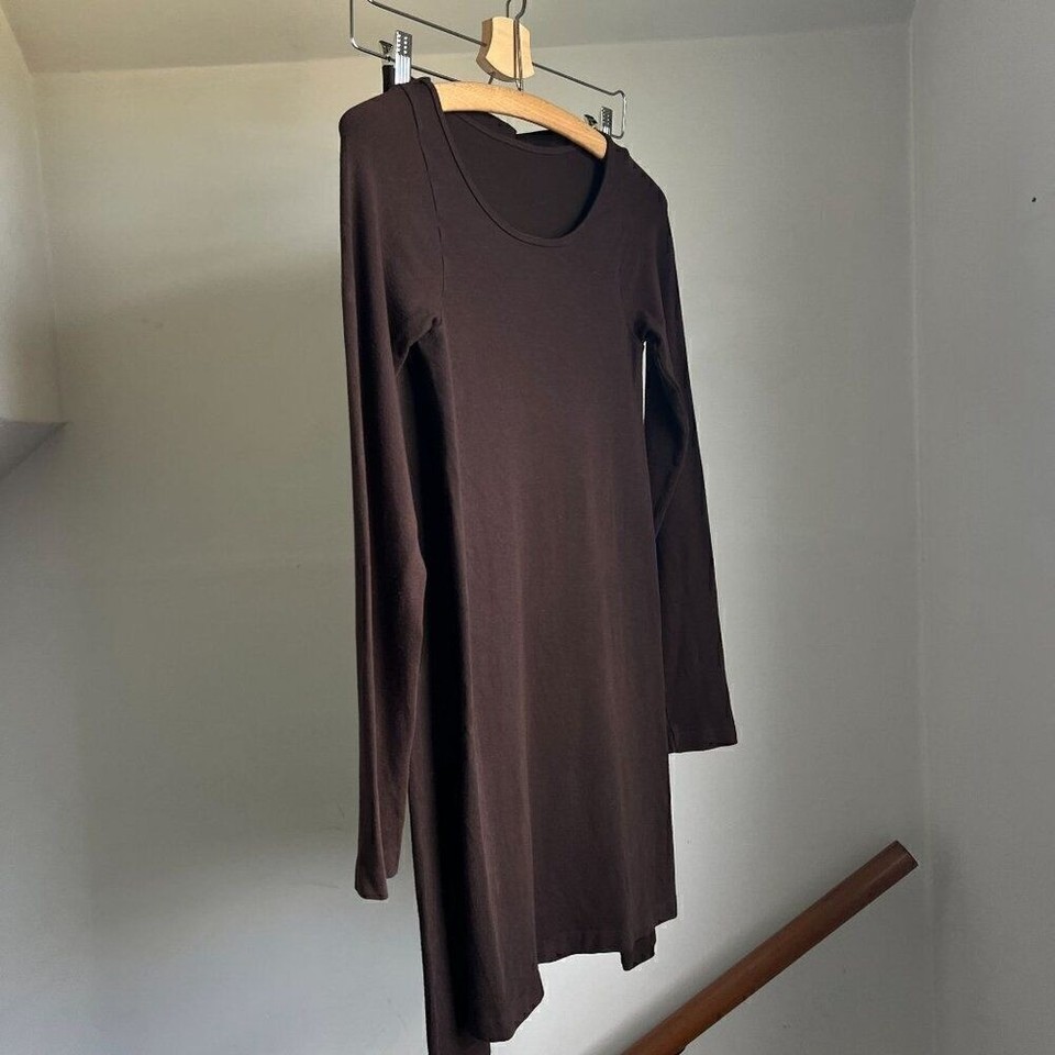 Elle Tian Matching Two Piece Set Long line Tunic Top Capri Leggings ...