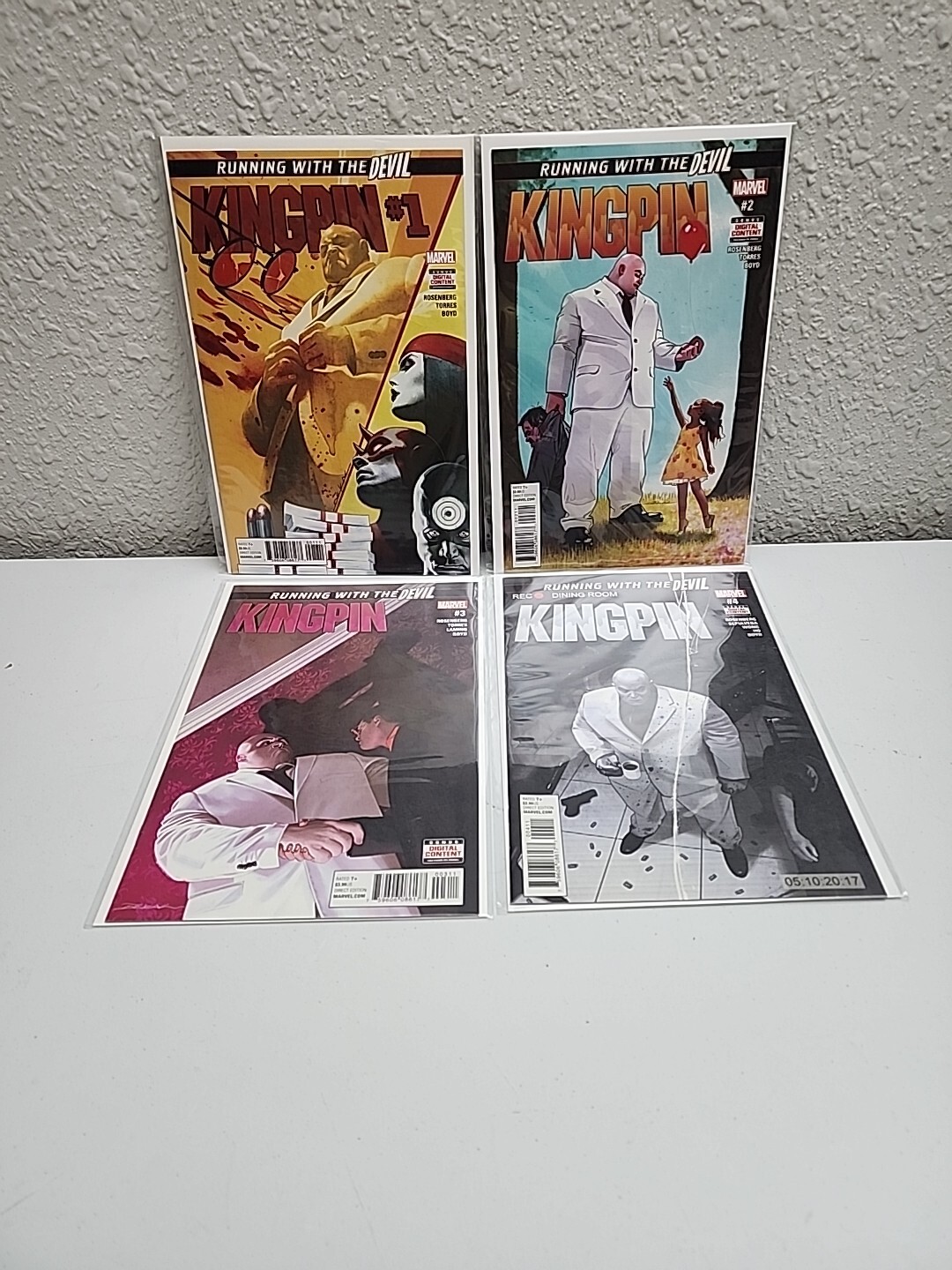 Kingpin Running With The Devil #1, 2, 3, 4 Marvel Comics Lot (4) | eBay