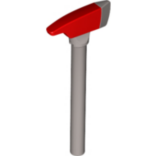 LEGO 739802pb01 Minifigure, Utensil Axe, Pick End with Red Head and ...