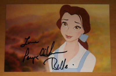 AUTOGRAPH Paige O'Hara Signed Photo Voce di Belle Walt Disney's AND THE ...