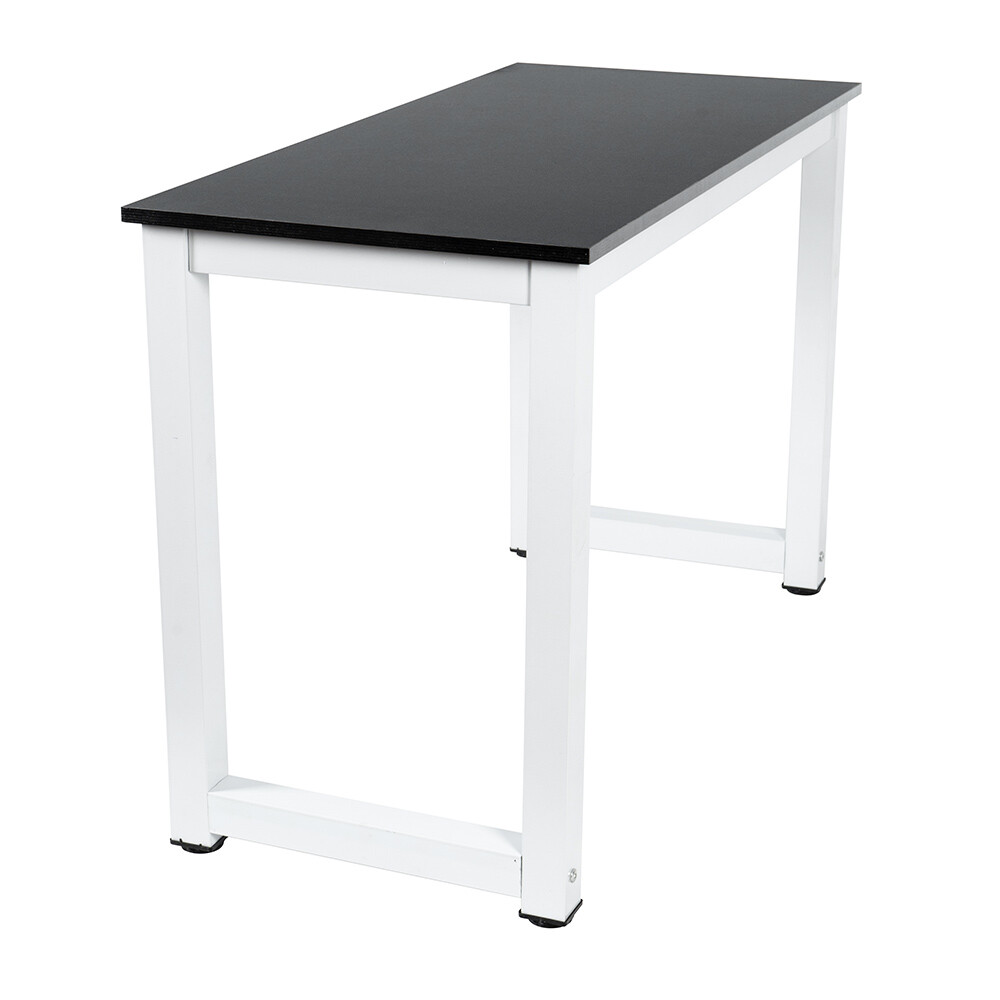 Black Wood Computer Table PC Laptop Workstation Study Desk Office ...