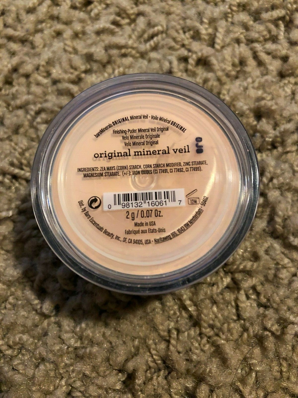 Bare Escentuals Mineral Veil Bare Minerals Original Finishing Face ...