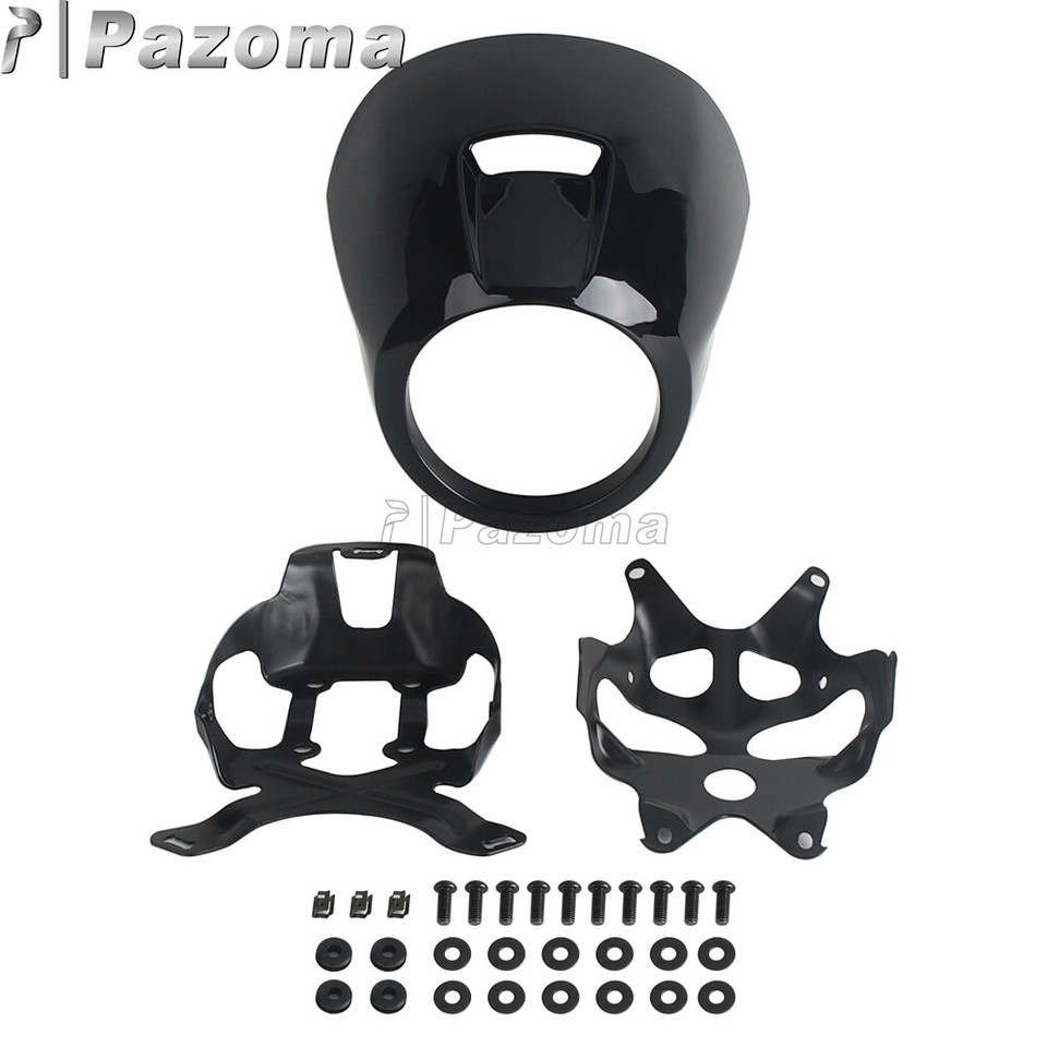 Windshield Headlight Fairing Cover Front Cowl Kit For Harley Nightster ...