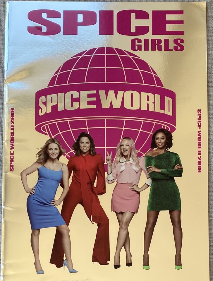 Sporty Spice Melanie C Signed In Person Spice Girls Concert Program ...