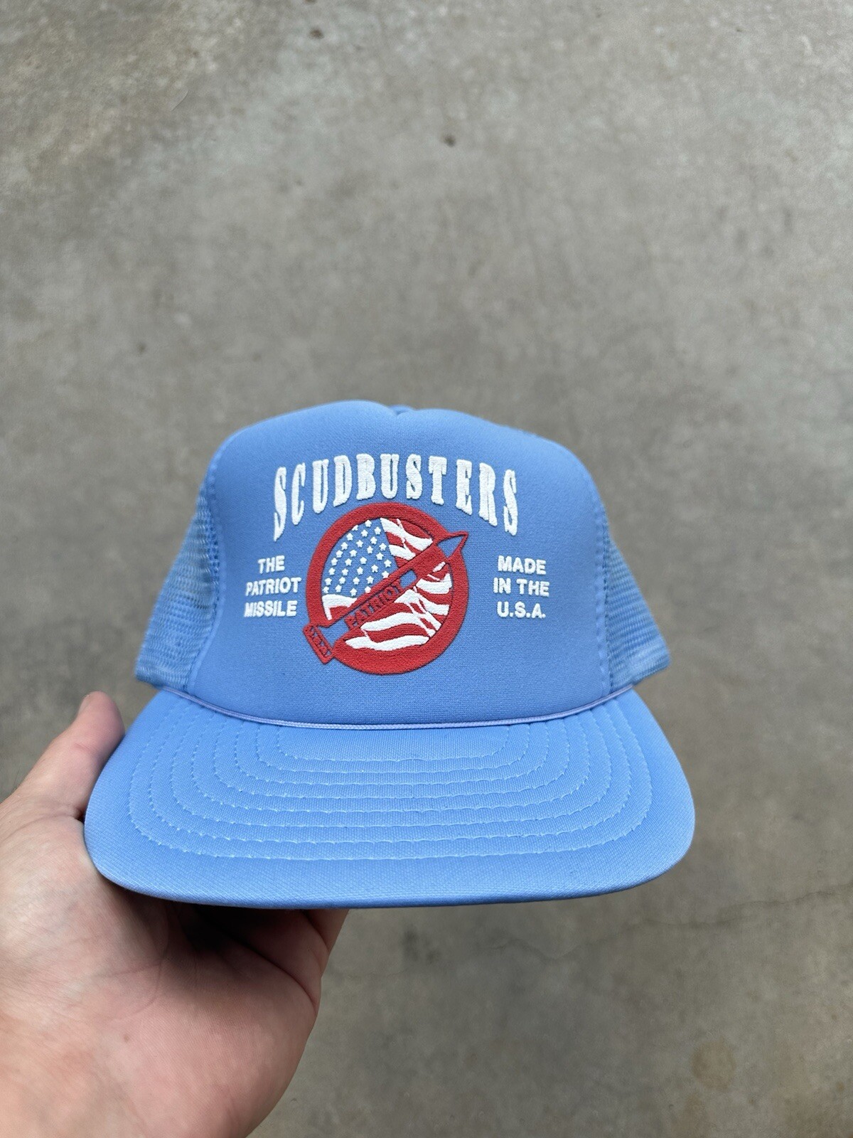 Vintage Scudbusters The Patriot Missile Trucker Hat B… - Gem