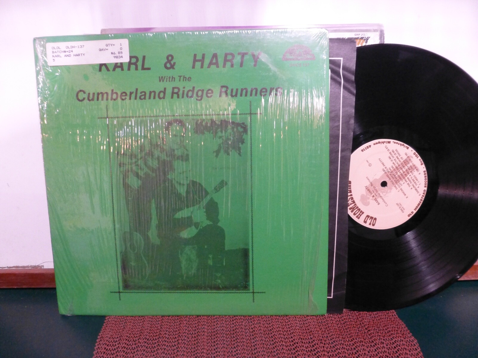KARL DAVIS & HARTY CUMBERLAND RIDGE RUNNERS S/T NEAR MINT COUNTRY LP | eBay