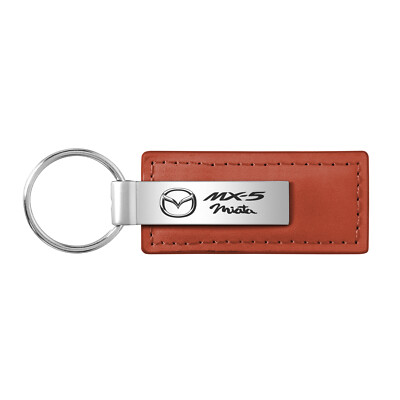 Mazda MX-5 Miata Brown Leather Key Chain | eBay