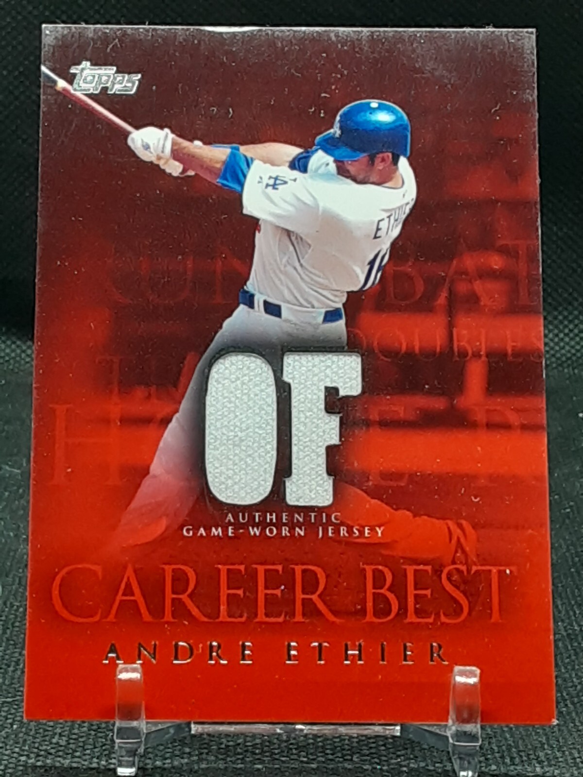 ANDRE ETHIER 2009 TOPPS CAREER BEST GAME-USED JERSEY DODGERS | eBay