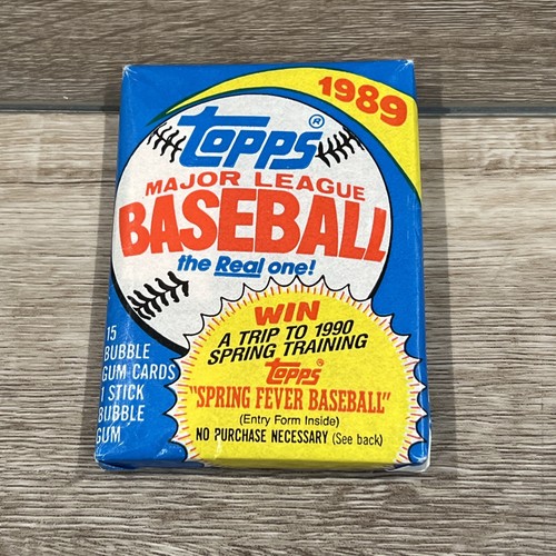 1989 Topps Major League Baseball Bubble Gum Cards - NEW | eBay