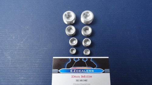 Engine Block Intake Manifold Plug Kit 1/8" 1/4" 3/8" 1/2" NPT,qty 2 of ...