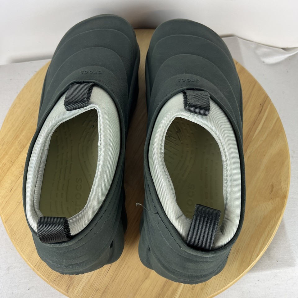 Crocs Echo Storm Clog Women 8 Kelp green Slip-On Lightweight Comfort ...