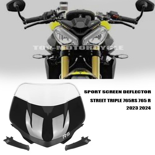 NEW For Street Triple 765RS 765 RS moto2 Windshield Sport Screen ...