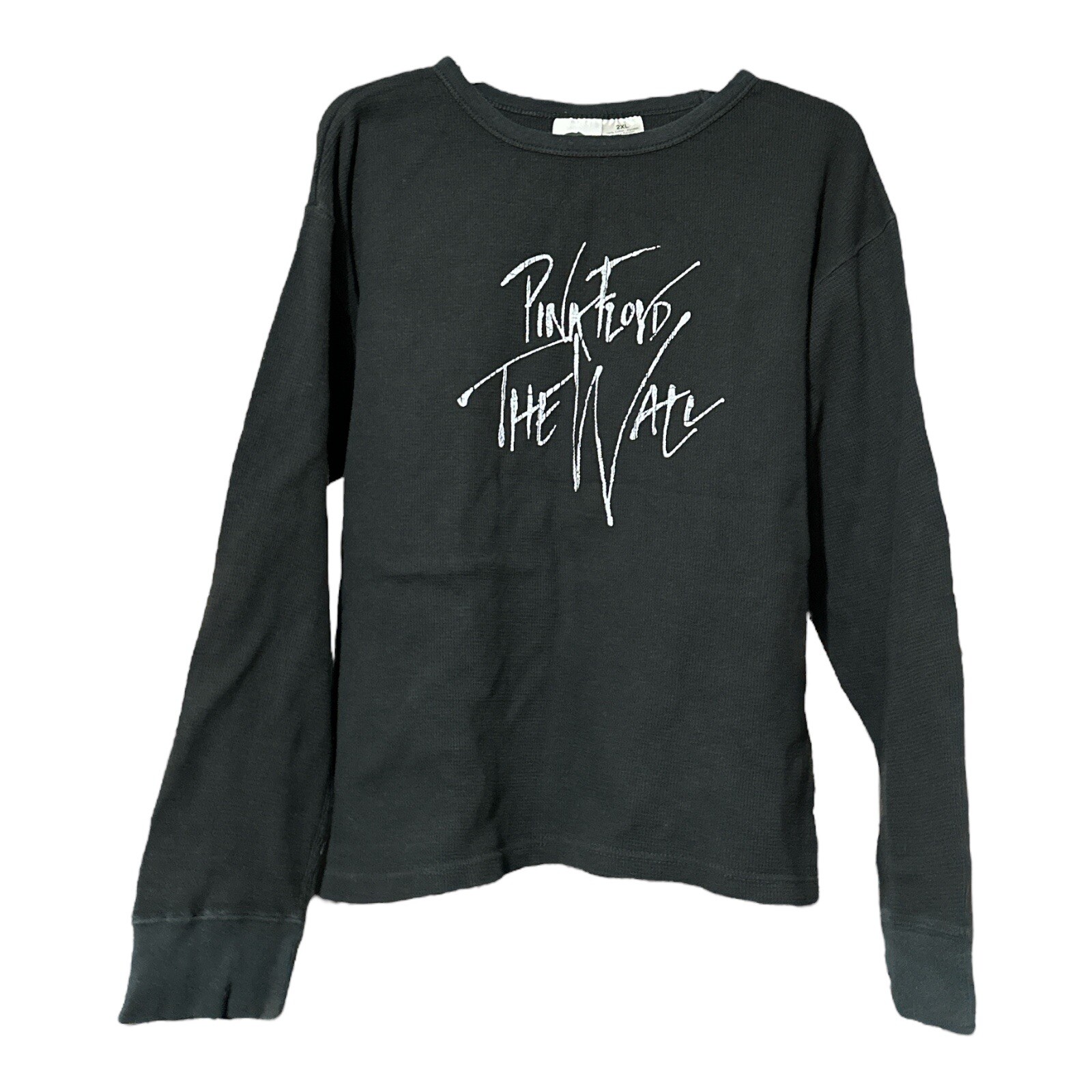 Vintage Vinyl Mens Black Pink Floyd The Wall Thermal … - Gem