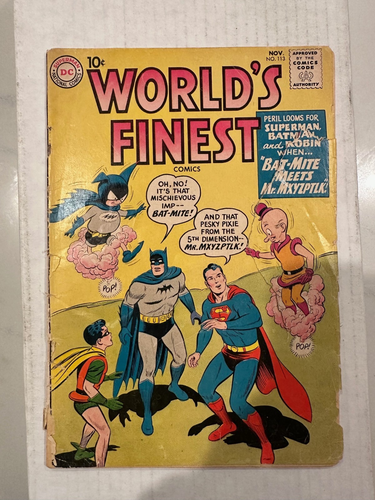 World's Finest Comics #113 Comic Book 1st App Miss Arrowette | eBay