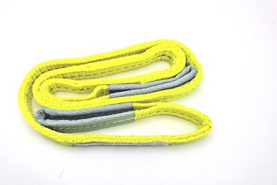 1" x 6 ft Web Lifting Sling Tow Strap 2-ply Eye & Eye for Rigging ...