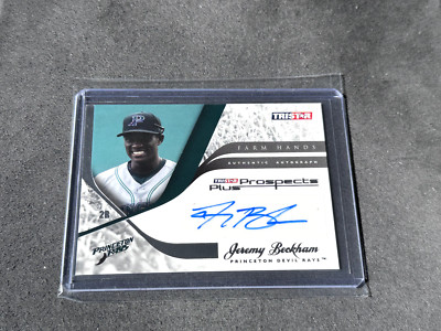 Jeremy Beckham 2008 Tristar Porspects Plus Farm Hands Auto Autograph | eBay