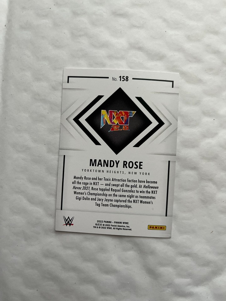 2022 Panini Wwe Champions Wrestling Trading Card Series - #158 Mandy ...