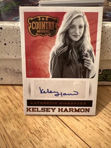 KELSEY HARMON 2015 PANINI COUNTRY MUSIC SIGNATURES /333 | eBay