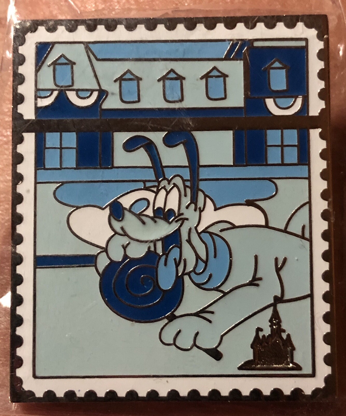 Collectible Disney Pin 82751 Pin Trading Stamp Collection Castle Pluto ...