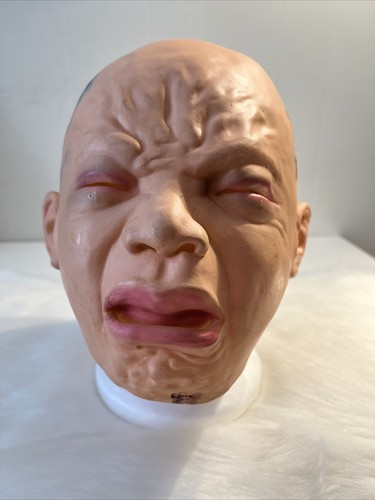 Full Face Latex Crying Baby Mask Costume Accessory - Gem