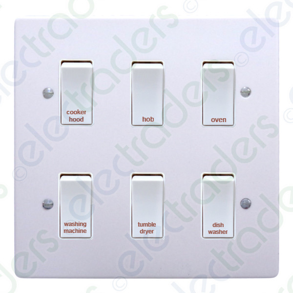 Crabtree Grid Switch Kitchen Multi Gang Switch Units | eBay