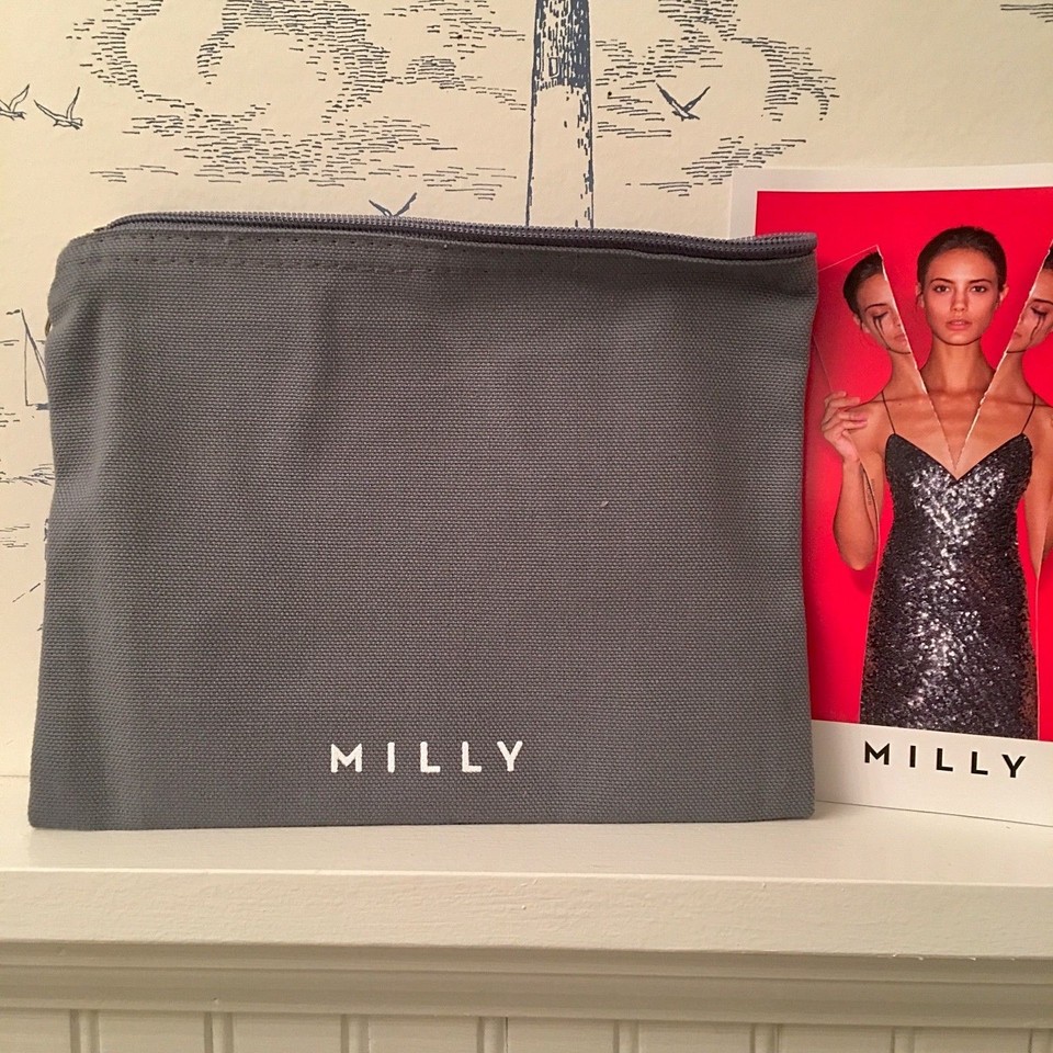 MILLY "GAME FACE" TOILETRY/PAPERS/MAKE-UP/TRAVEL BAG BRAND NEW with ...