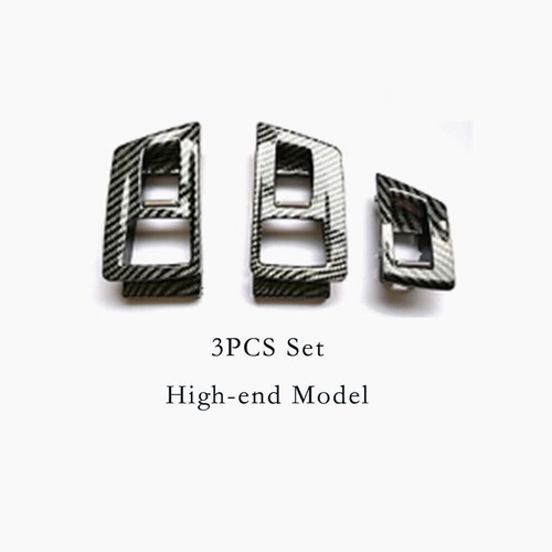 Window Lift Switch Button Frame Carbon Fiber For BMW 5 Series F10 F11 ...