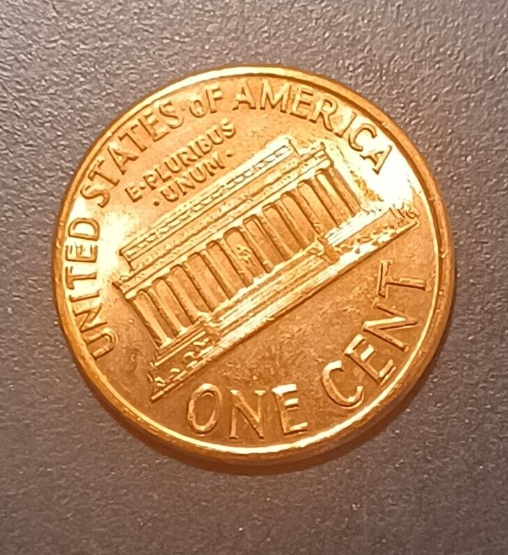 1990-D Lincoln Memorial Cent Penny US Coin Wide AM Doubling Rims (#2 ...
