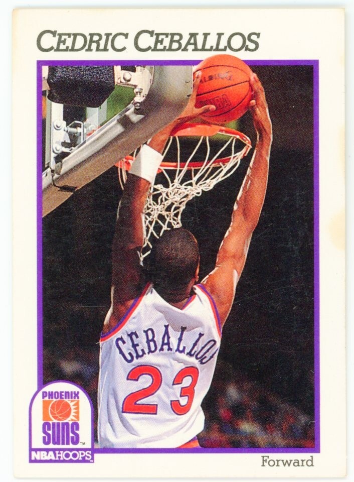 1991-92 NBA Hoops Cedric Ceballos #417 | eBay