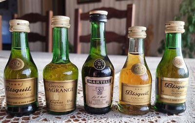 Lot de 5 mignonnettes de Cognac ☆ | eBay
