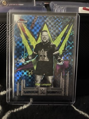 2025 WWE Topps Finest Tank Ledger #109 Uncommon Blue Checkerboard 43/75 ...