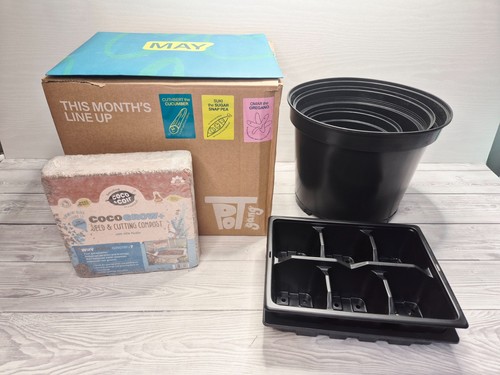 Pot Gang May Subscription Box (Pots,Seeds & Compost) | eBay UK