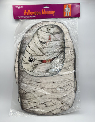 Mummy Halloween 44 in hinged Decoration Vintage 80s American Greetings ...