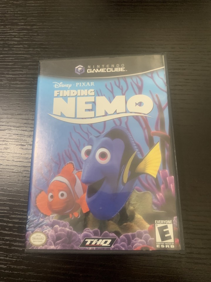 Disney Pixar FINDING NEMO Nintendo Gamecube Video Game Complete CIB w ...