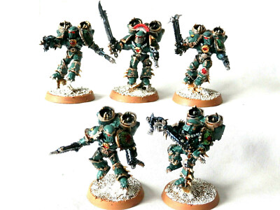 A6 WARHAMMER 30/40K SONS OF HORUS ARMY - PAINTED RAPTOR SQUAD FORGE ...