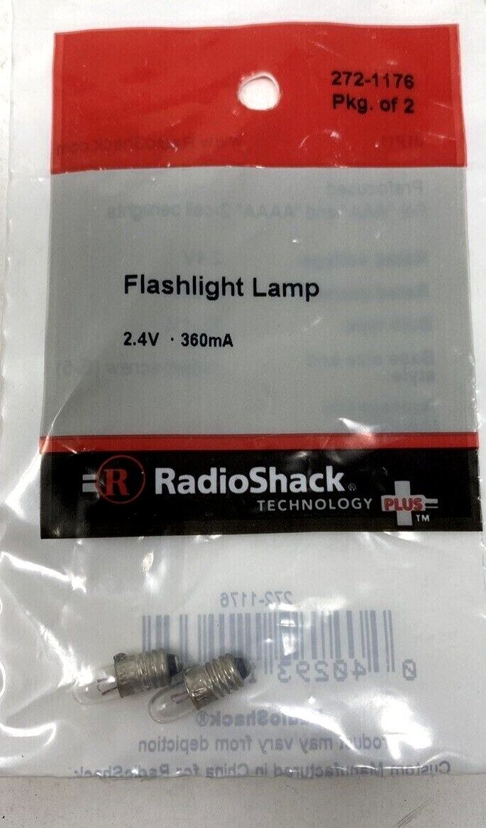 RadioShack Flashlight Bulbs 272-1176 Flashlights Using 2.4V | eBay