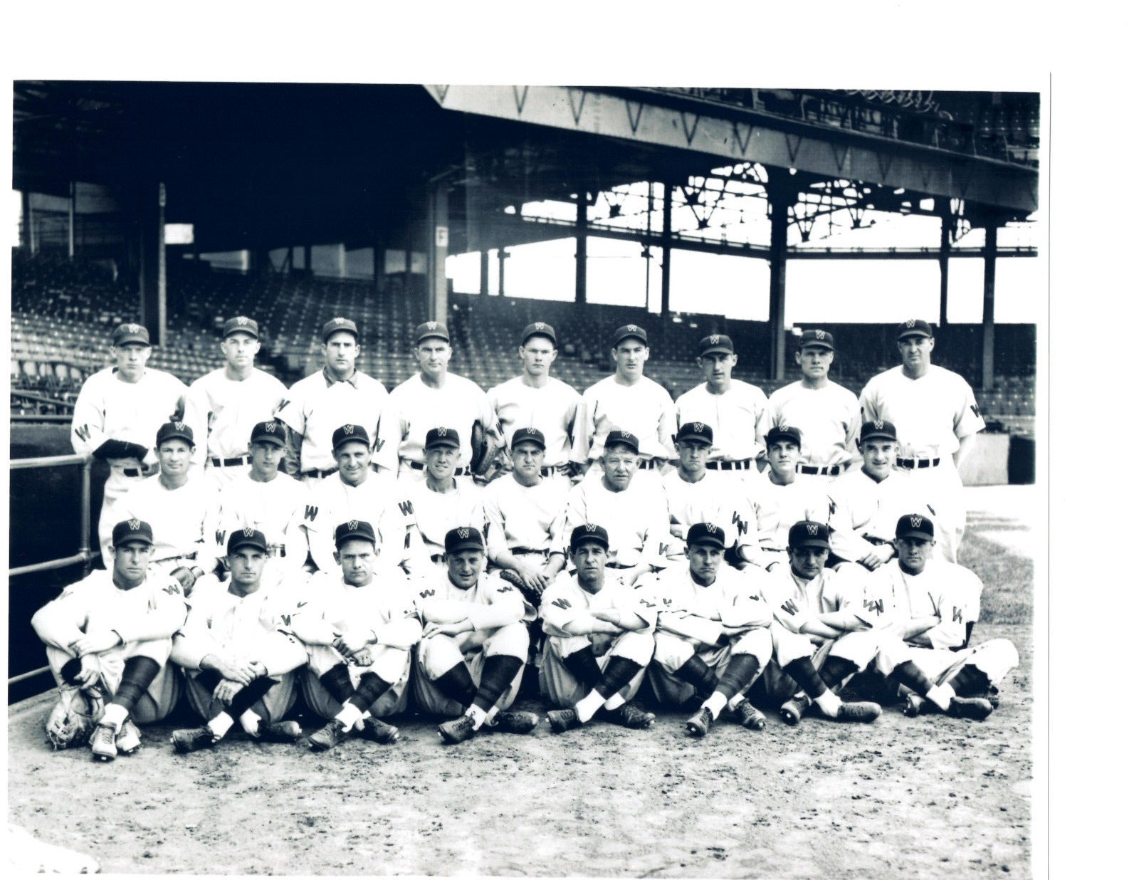 1937 WASHINGTON SENATORS 8X10 TEAM PHOTO DC BASEBALL HOF | eBay